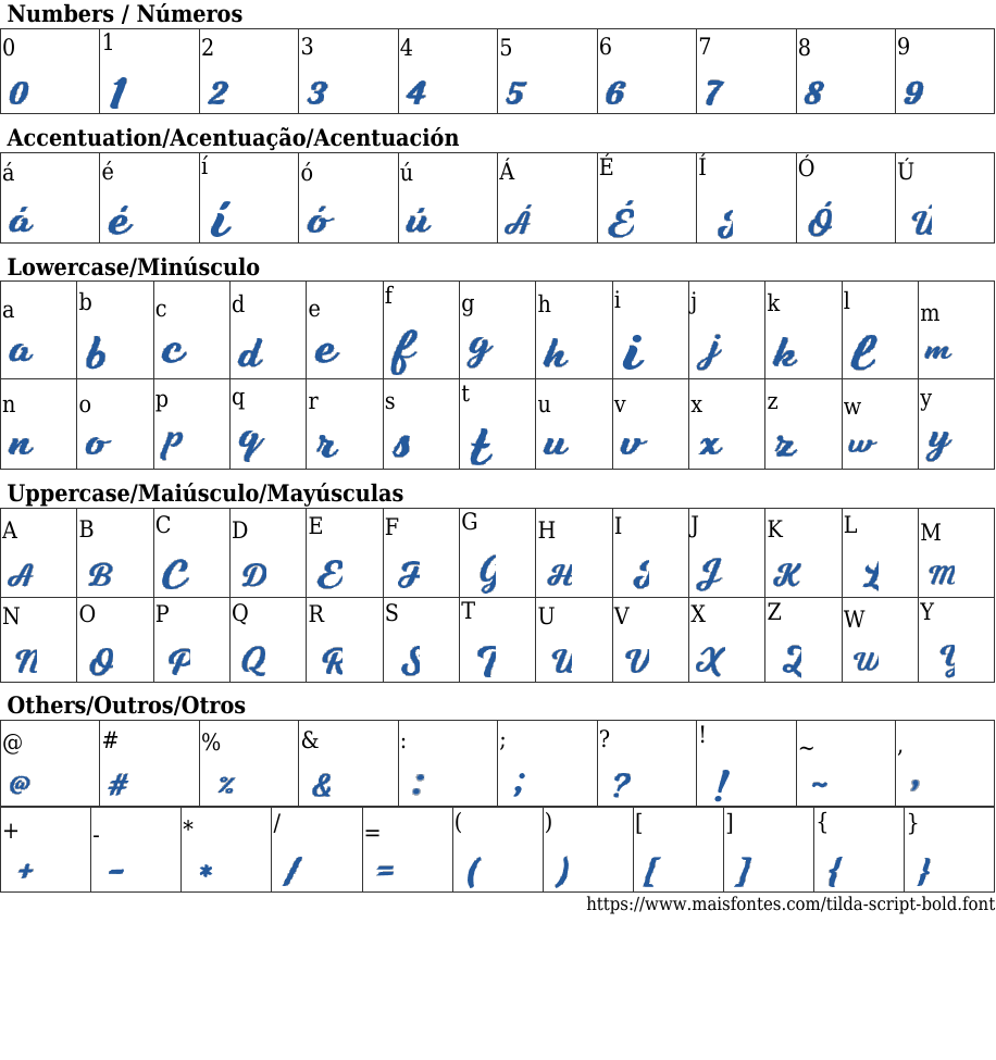 Tilda Script Bold Font: Free Download | MaisFontes