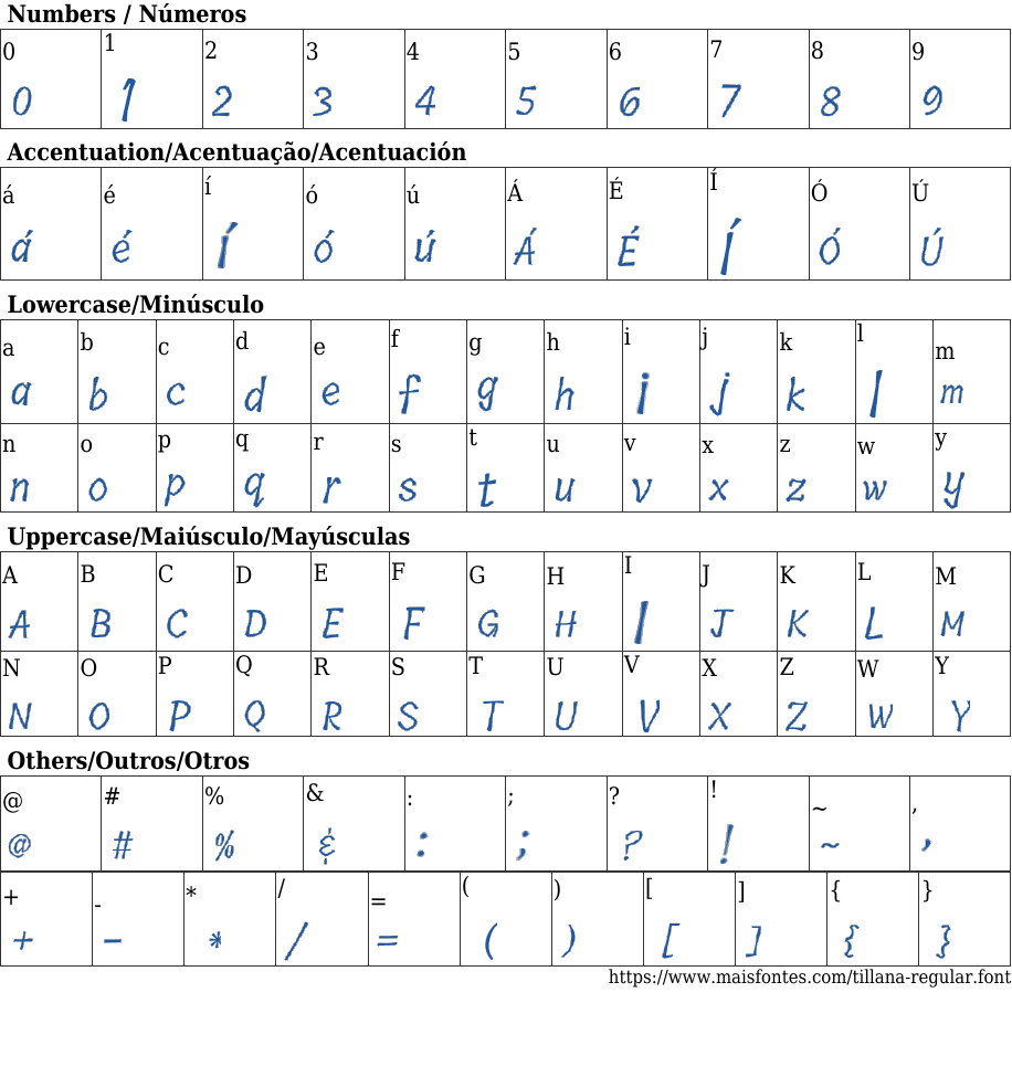 Tillana Regular: Baixar Fonte Grátis | MaisFontes