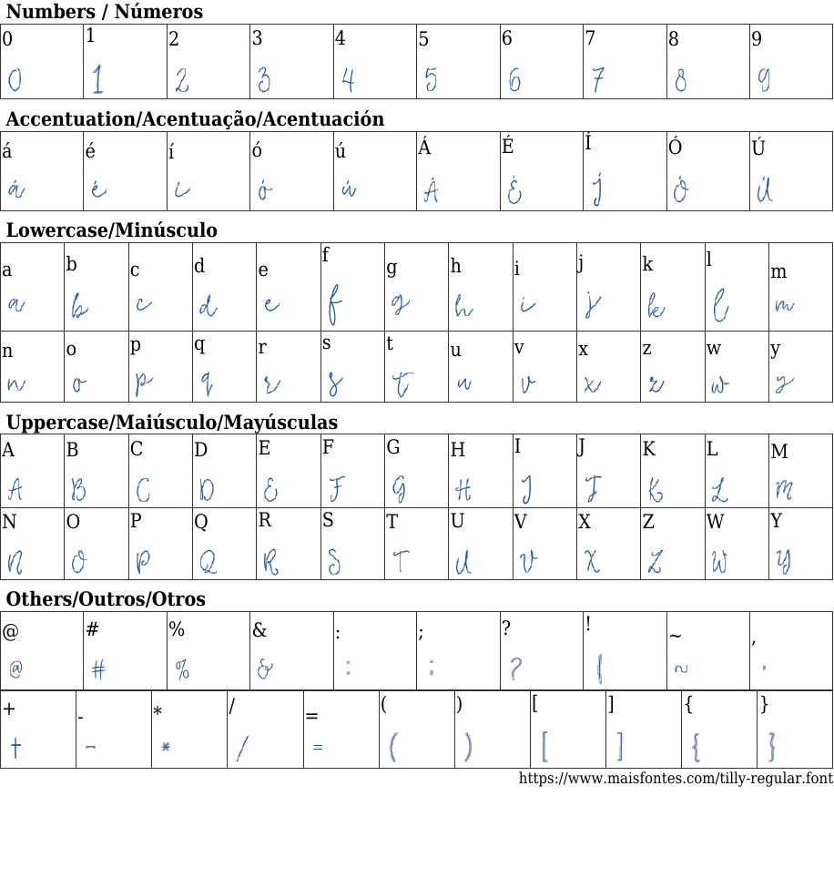 Tilly Regular: Download Free Font | MaisFontes