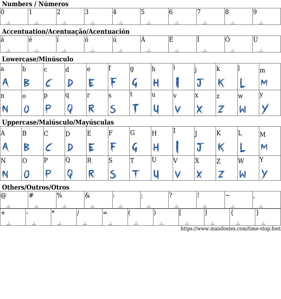 Time Stop: Free Font Download | MaisFontes