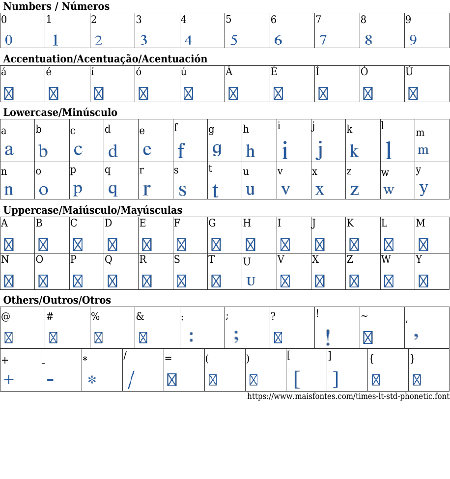 times lt std phonetic: Free Font Download | MaisFontes