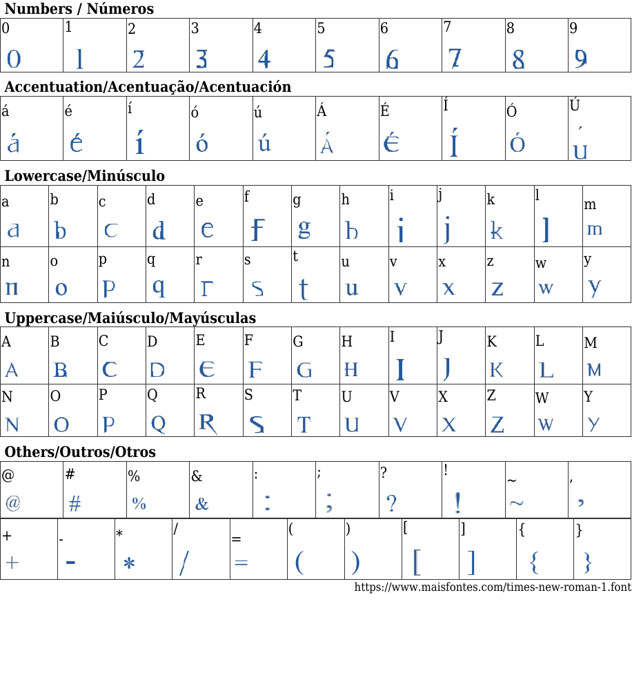 Times New Roman Alternate Font: Free Download | MaisFontes