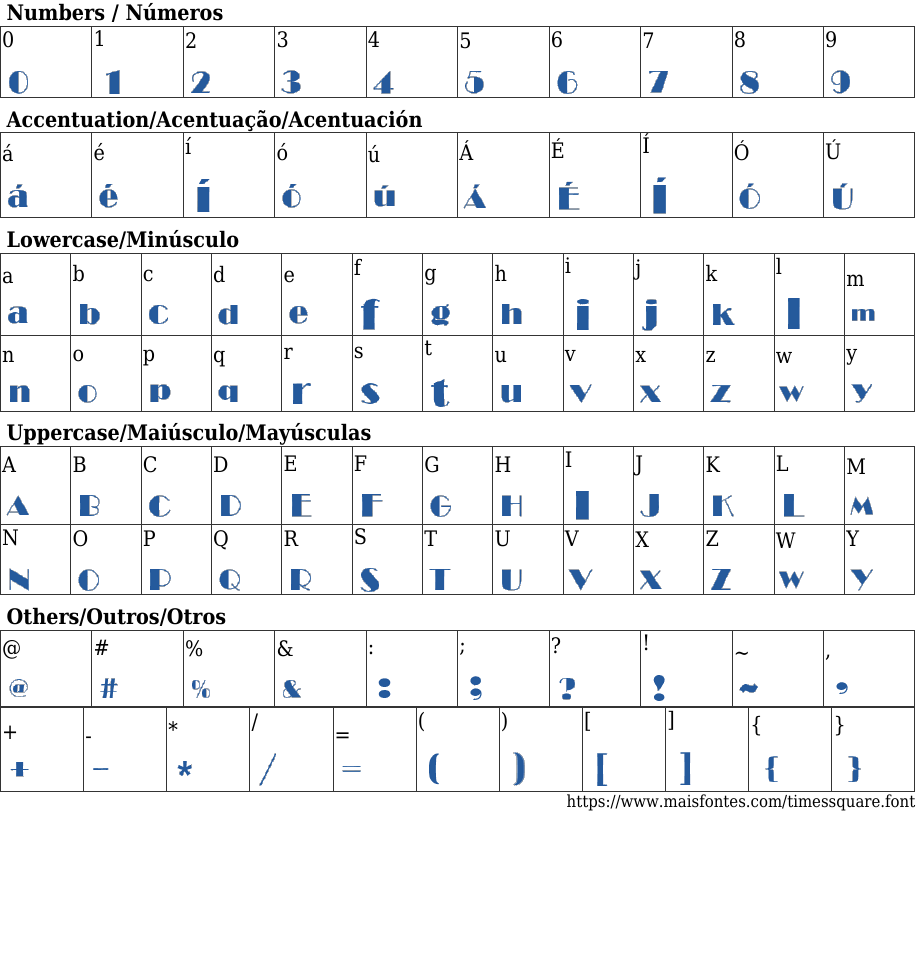 Times Square: Free Font Download | MaisFontes