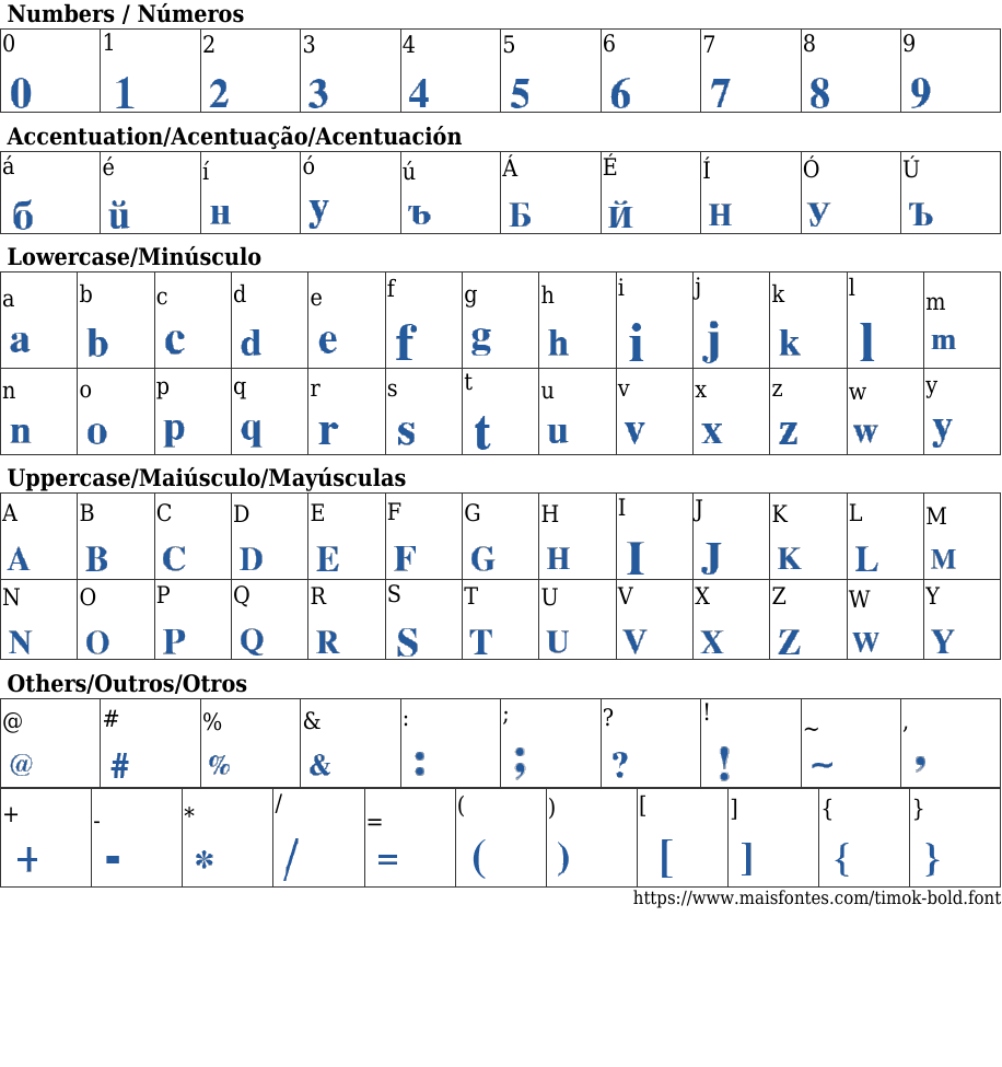 Timok Bold: Baixar Fonte Grátis | MaisFontes