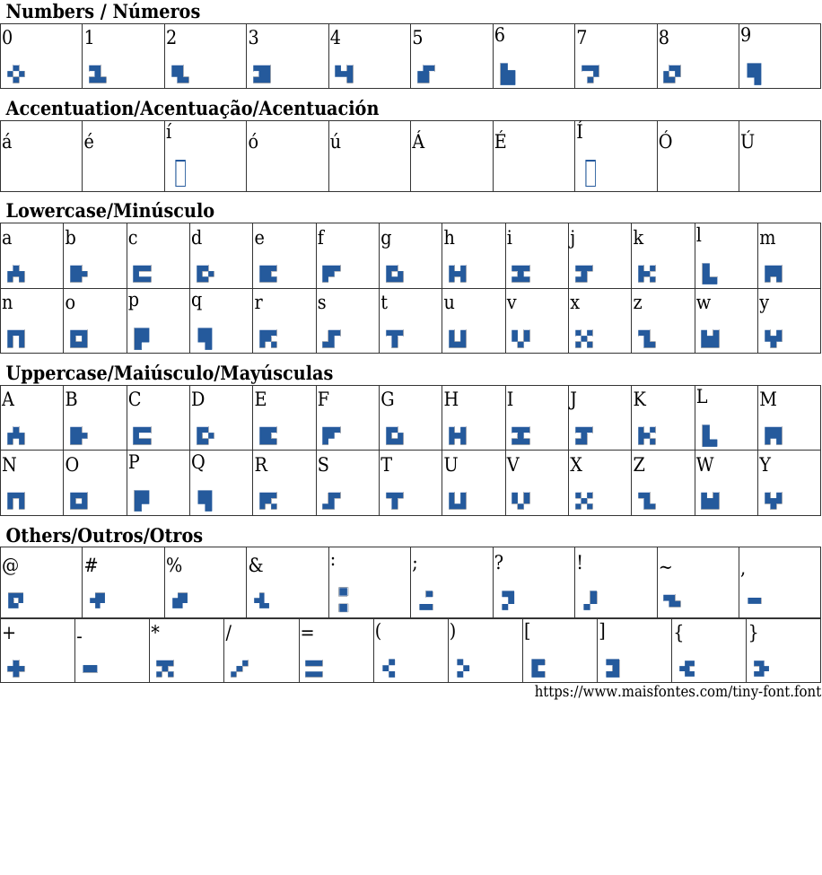 Tiny: Baixar Fonte Grátis | MaisFontes