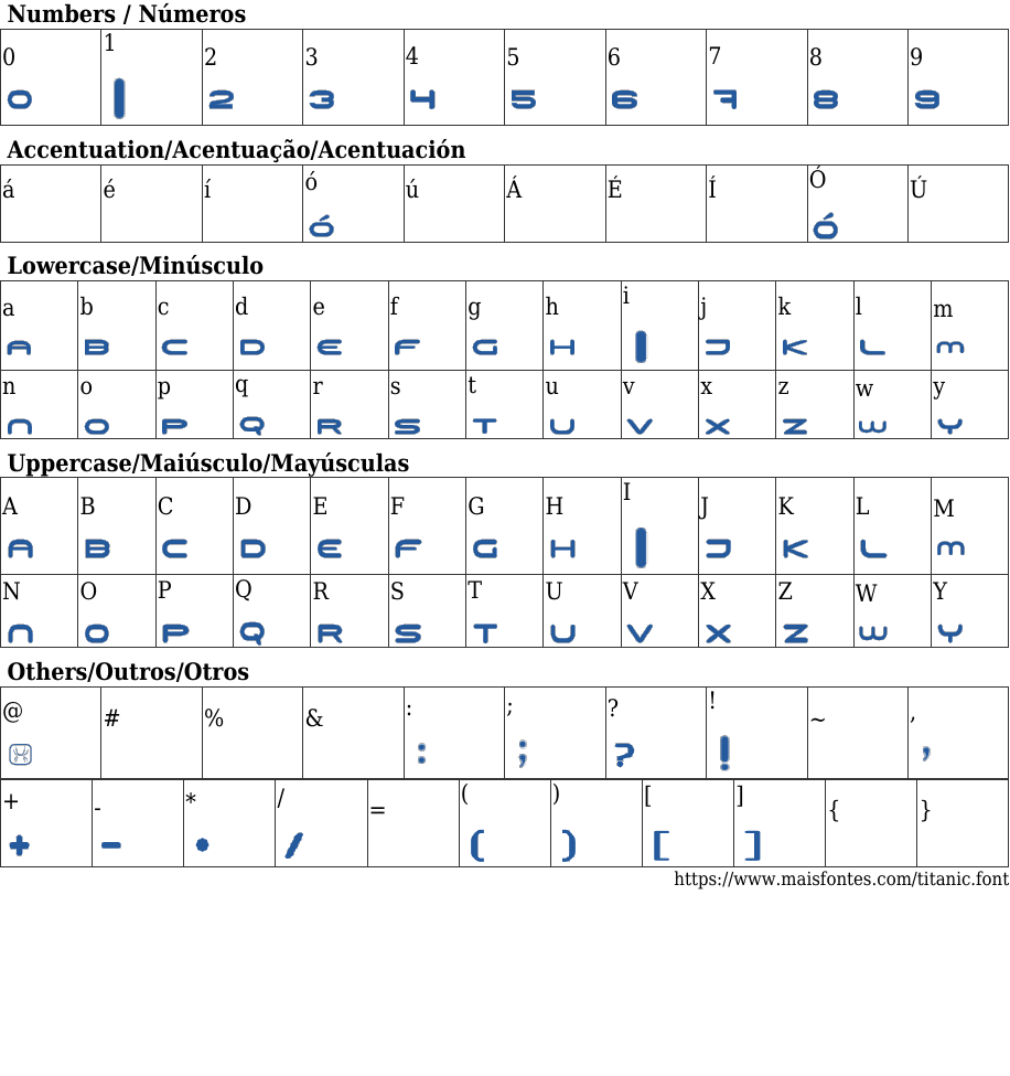 Titanic: Free Font Download | MaisFontes