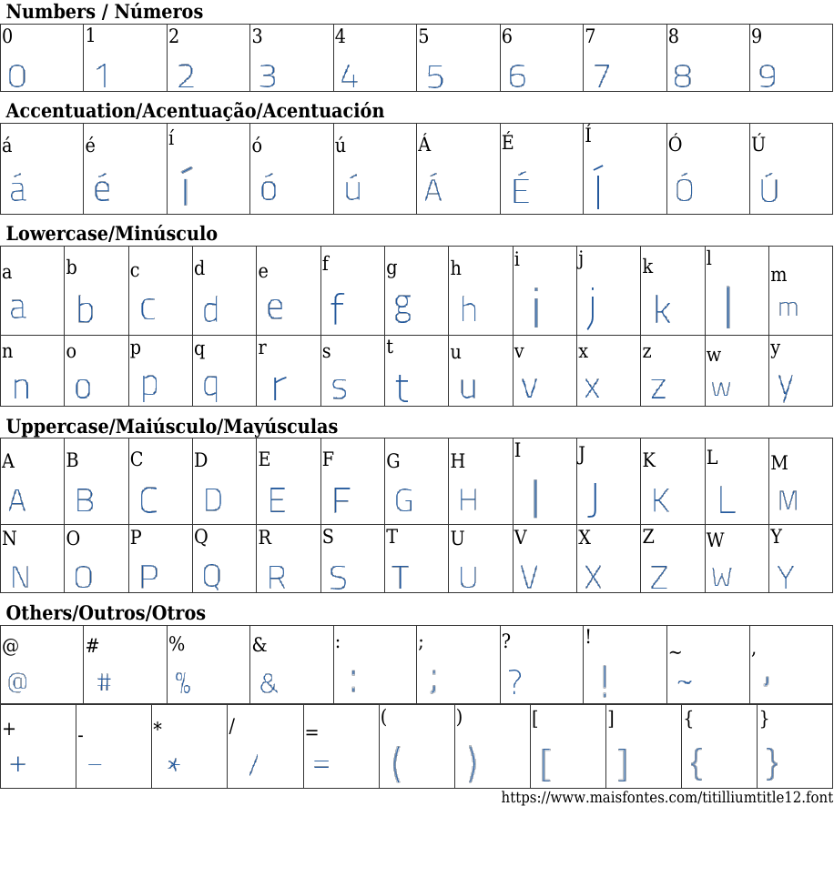 Titillium Title 12: Free Font Download | MaisFontes