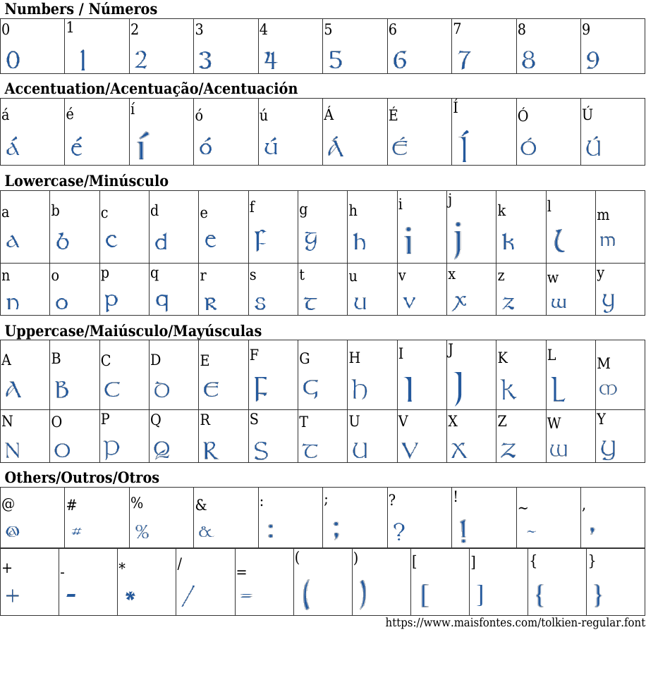 Tolkien Regular: Free Font Download | MaisFontes