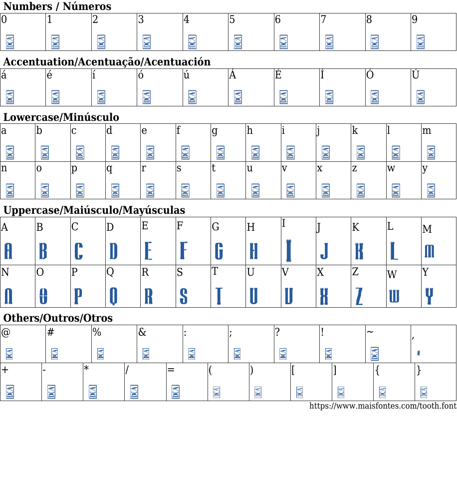 TOOTH: Free Font Download | MaisFontes