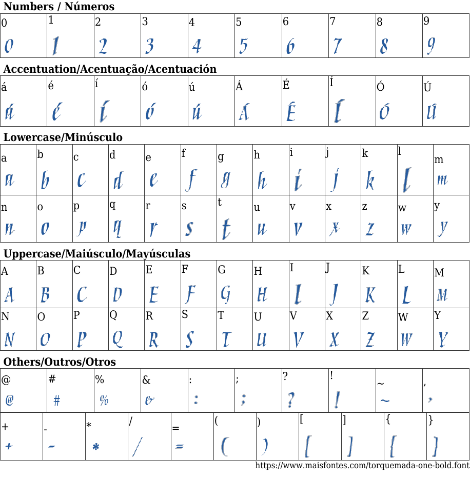 Torquemada One Bold: Free Font Download | MaisFontes