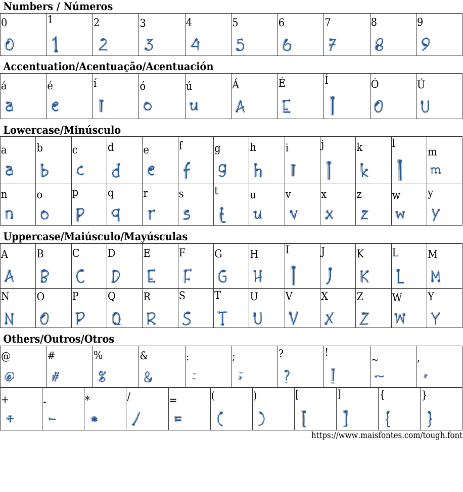 Tough: Free Font Download | MaisFontes