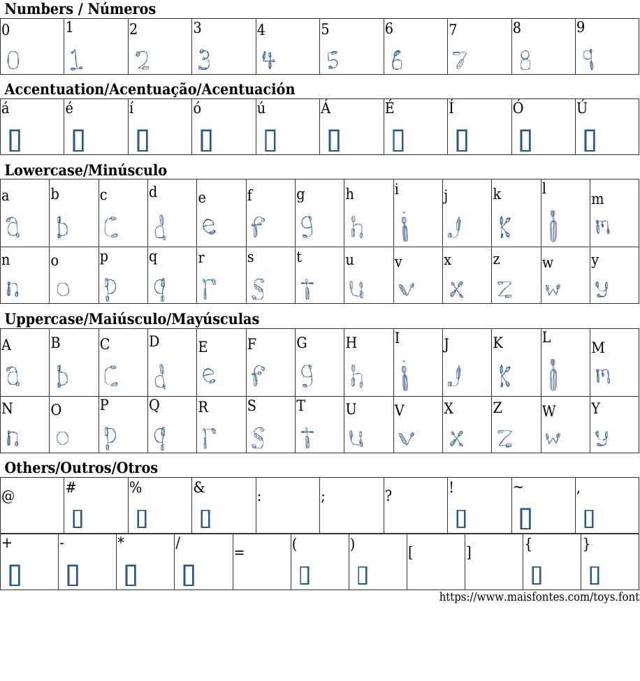 Toys: Free Font Download | MaisFontes