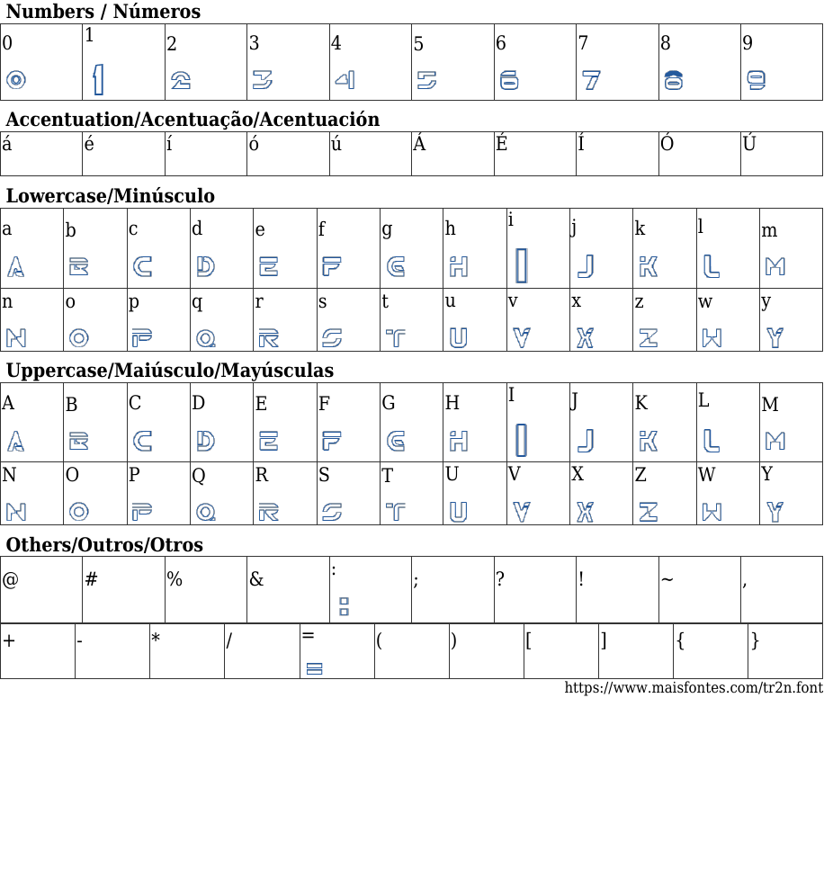 TR2N: Baixar Fonte Grátis | MaisFontes