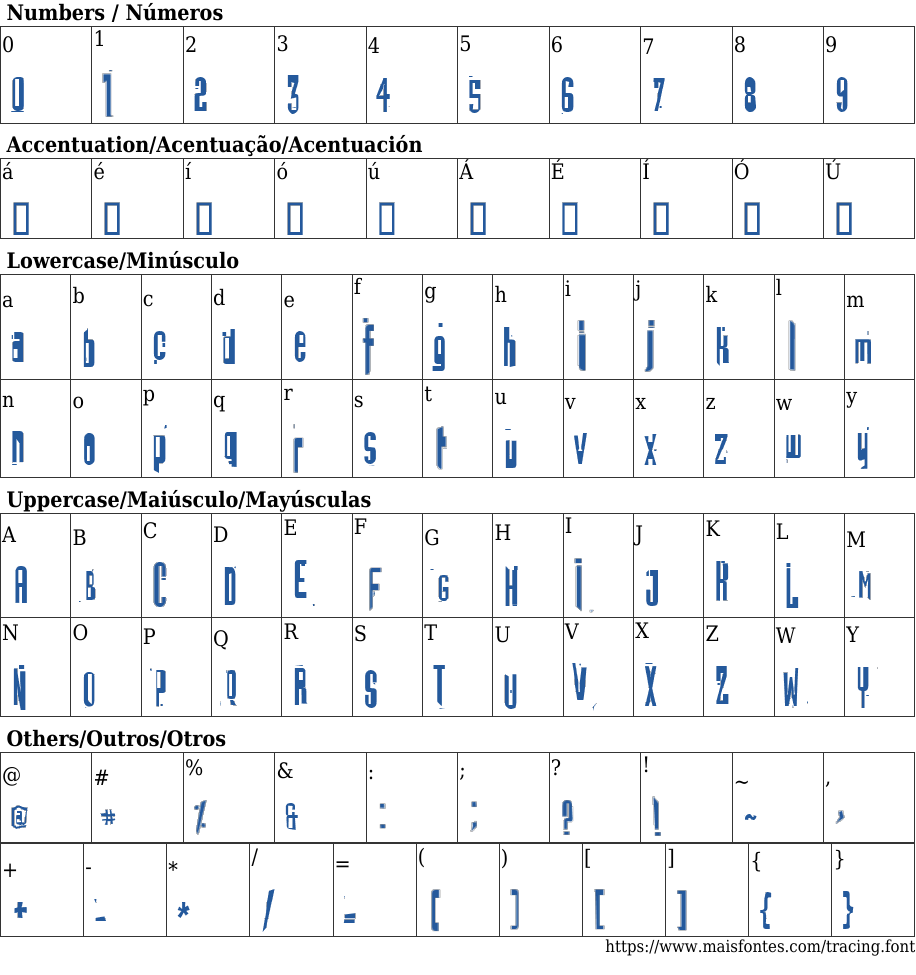 Tracing: Free Font Download | MaisFontes