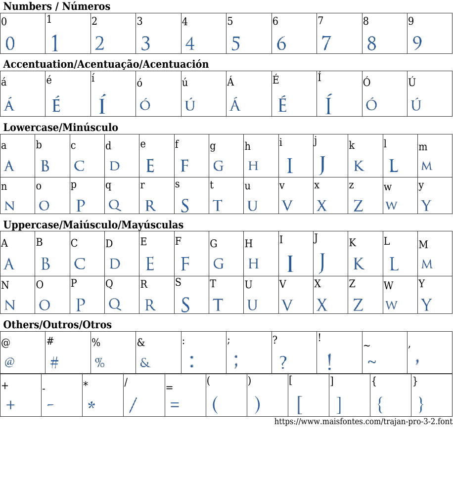 Trajan Pro 3: Free Font Download | MaisFontes