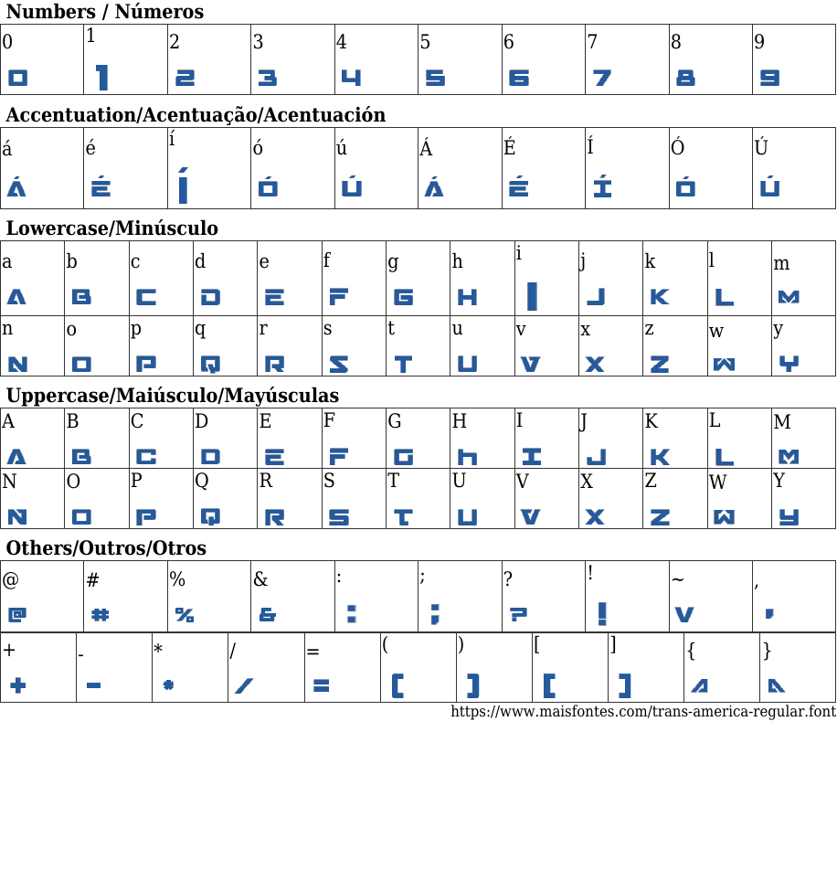 Trans America Regular: Free Font Download | MaisFontes