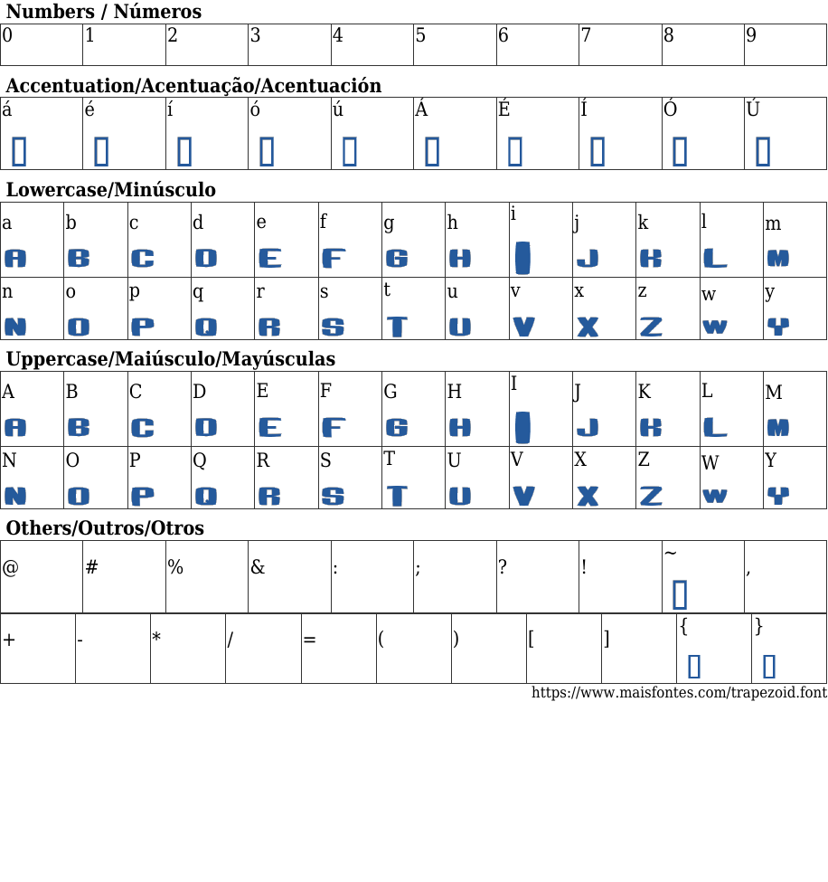 Trapezoid: Free Font Download | MaisFontes