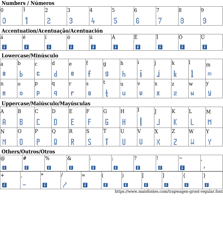 Trapwagen Groot Regular: Baixar Fonte Grátis | MaisFontes