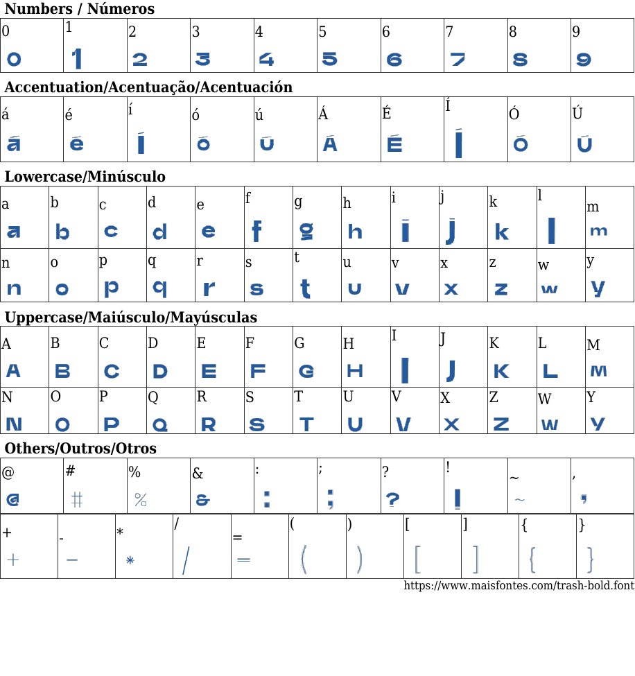 Trash Bold Font: Free Download | MaisFontes