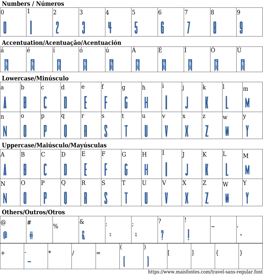 Travel Sans Regular: Baixar Fonte Grátis | MaisFontes