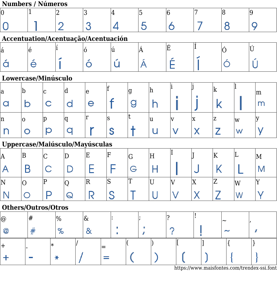 Trendex SSi: Free Font Download | MaisFontes