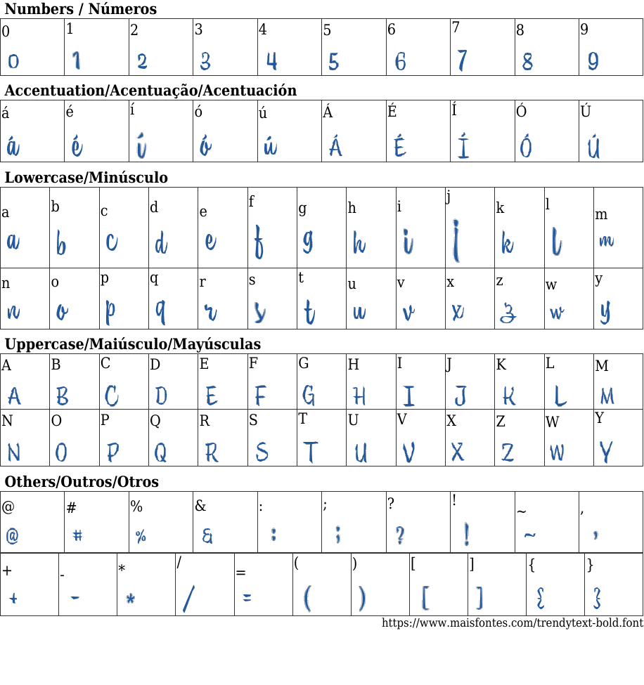 Trendy Text Bold: Free Font Download | MaisFontes