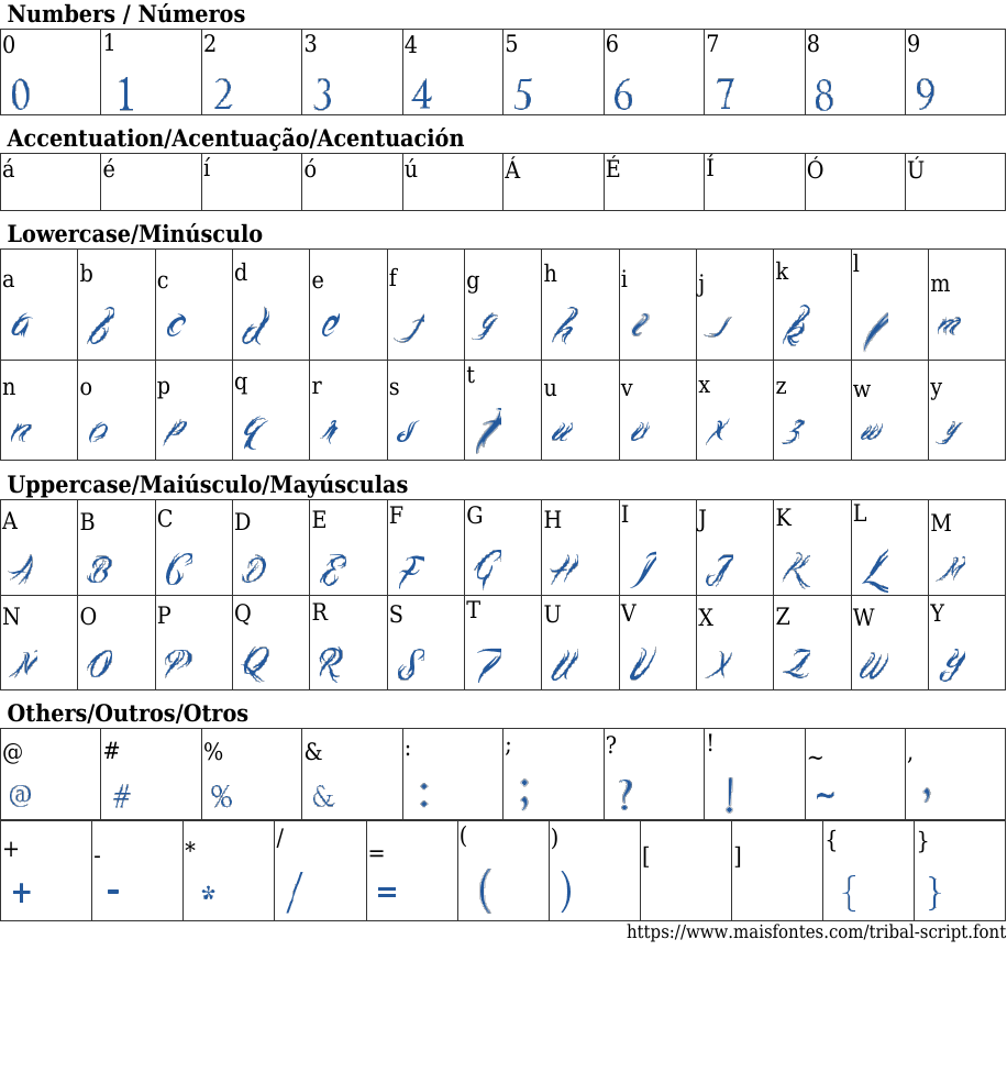 Tribal Script: Baixar Fonte Grátis | MaisFontes