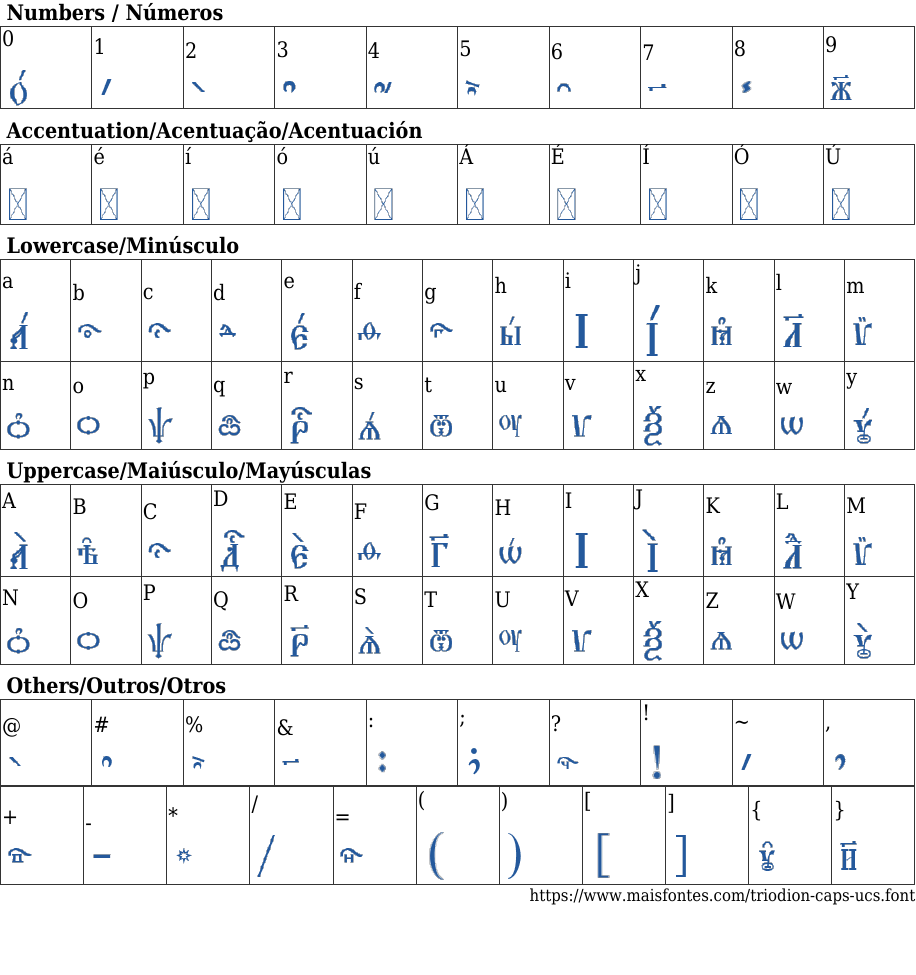 Triodion Caps Ucs: Baixar Fonte Grátis | MaisFontes