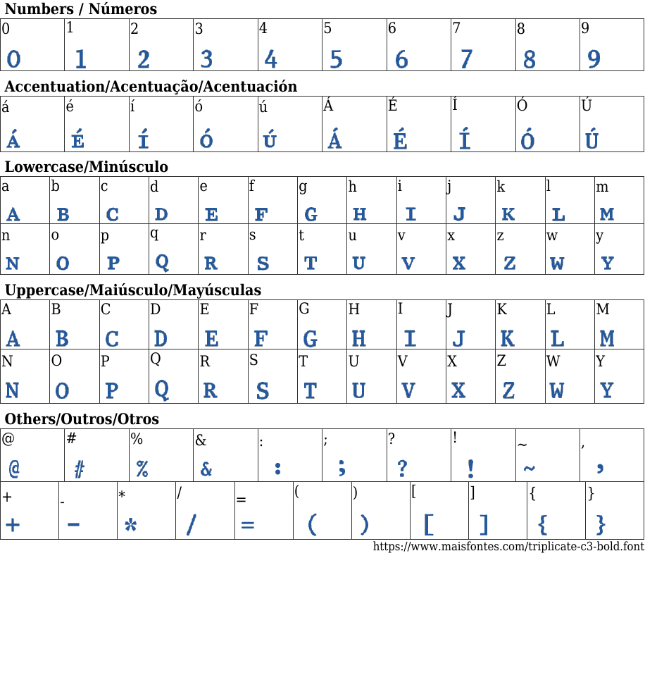 Triplicate C3 Bold: Free Font Download | MaisFontes
