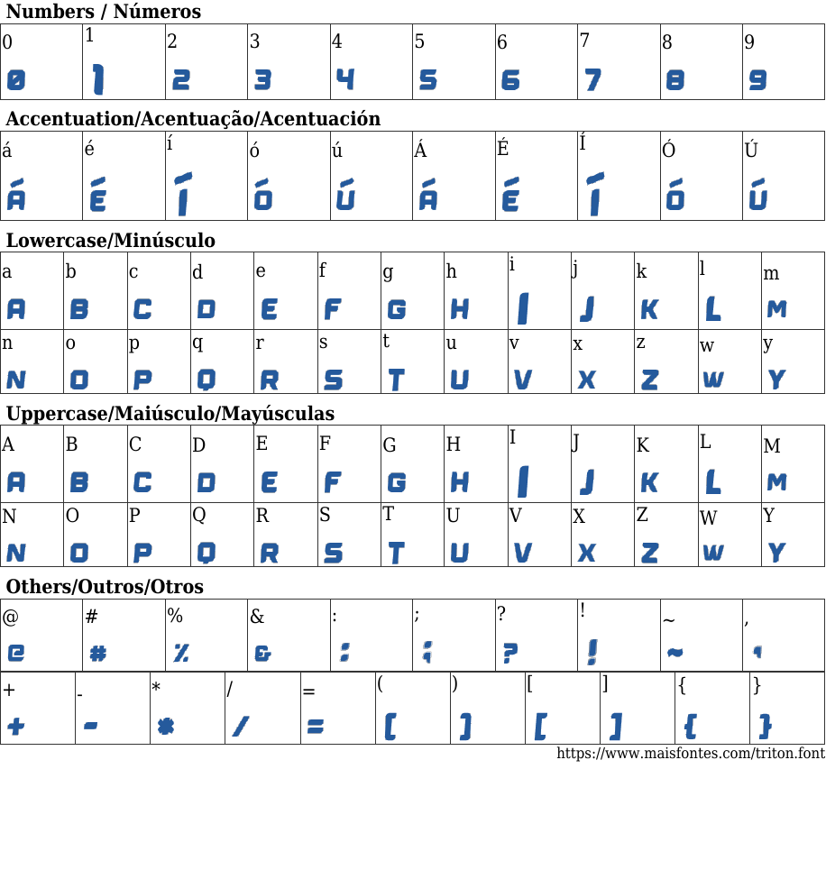 Triton Font: Free Download | MaisFontes