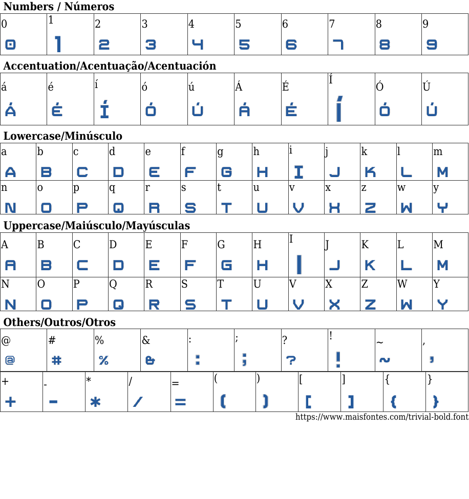 Trivial Bold: Free Font Download | MaisFontes