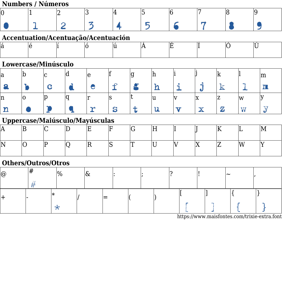 trixie extra lowercase: Free Font Download | MaisFontes
