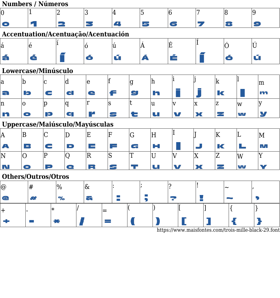 Trois Mille 29 Black: Free Font Download | MaisFontes