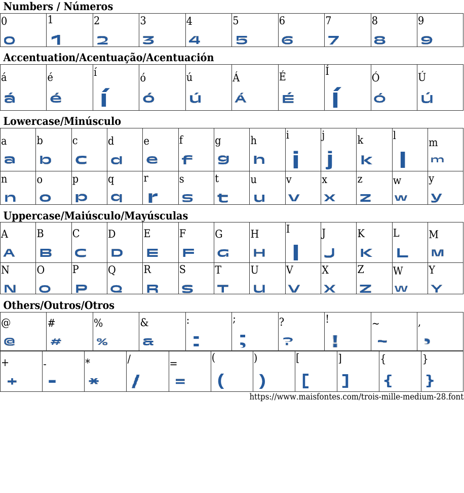 Trois Mille 28 Medium Font: Free Download | MaisFontes
