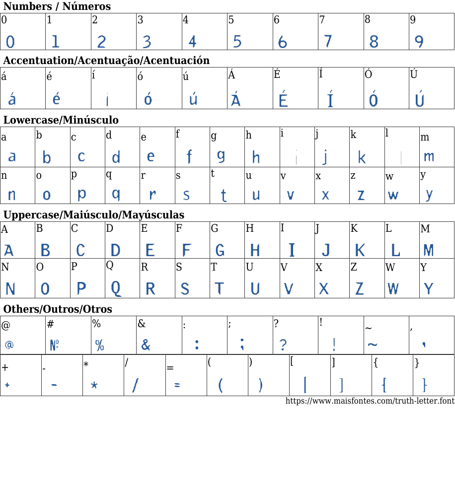 Truth Letter: Free Font Download | MaisFontes