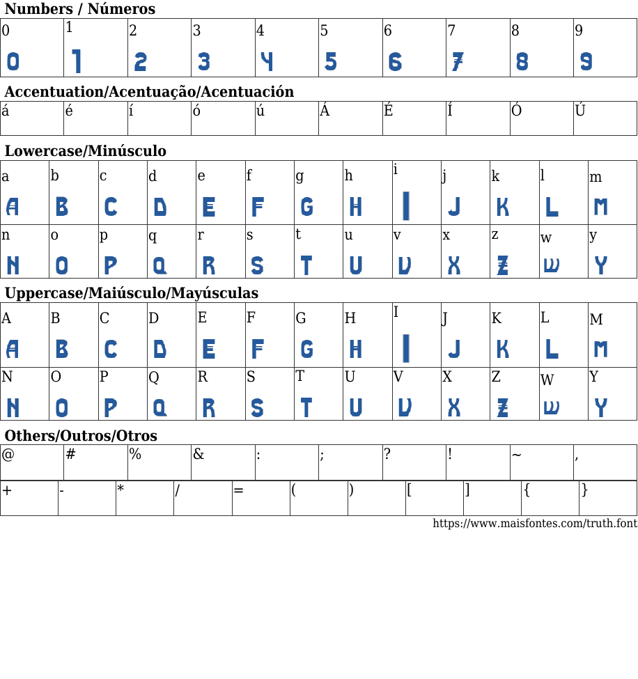 Truth Font: Free Download | MaisFontes