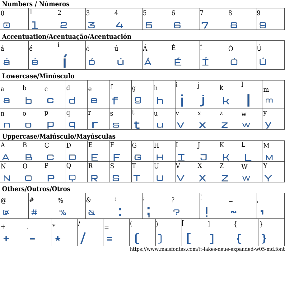 TT Lakes Neue Expanded W05 Medium Font: Free Download | MaisFontes