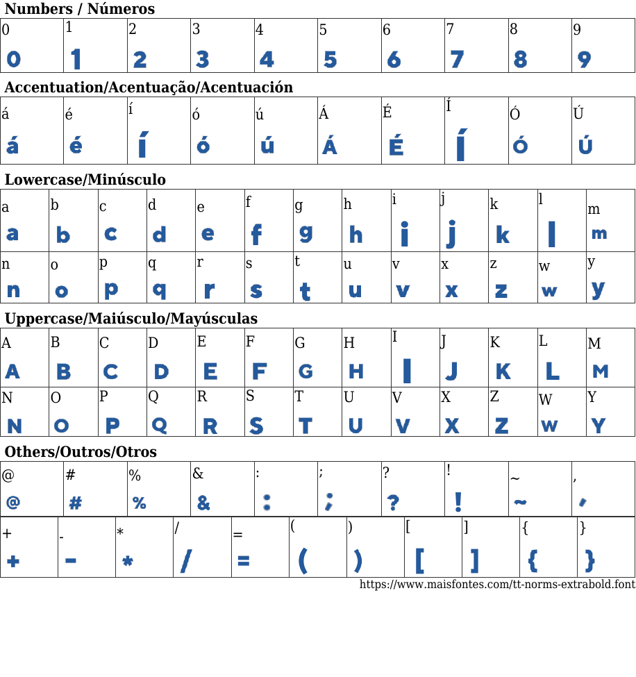 TT Norms ExtraBold Font: Free Download | MaisFontes