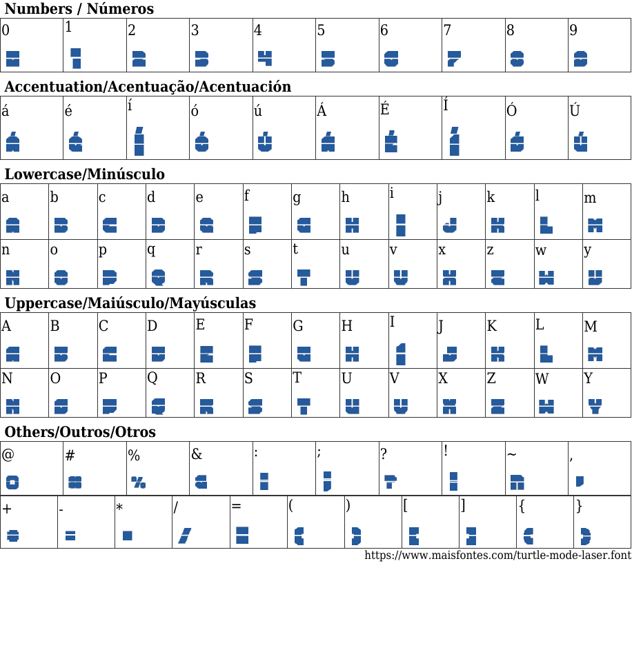 Turtle Mode Laser: Free Font Download | MaisFontes