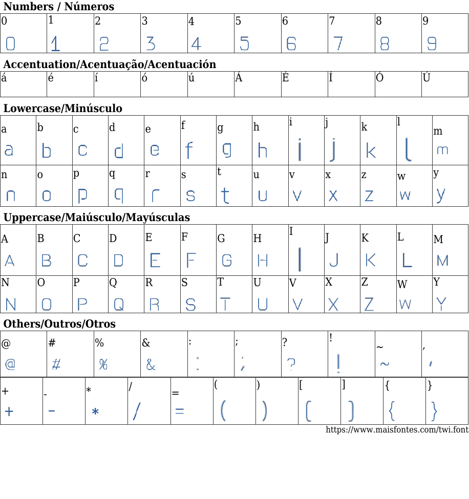 TWI: Download Free Font | MaisFontes