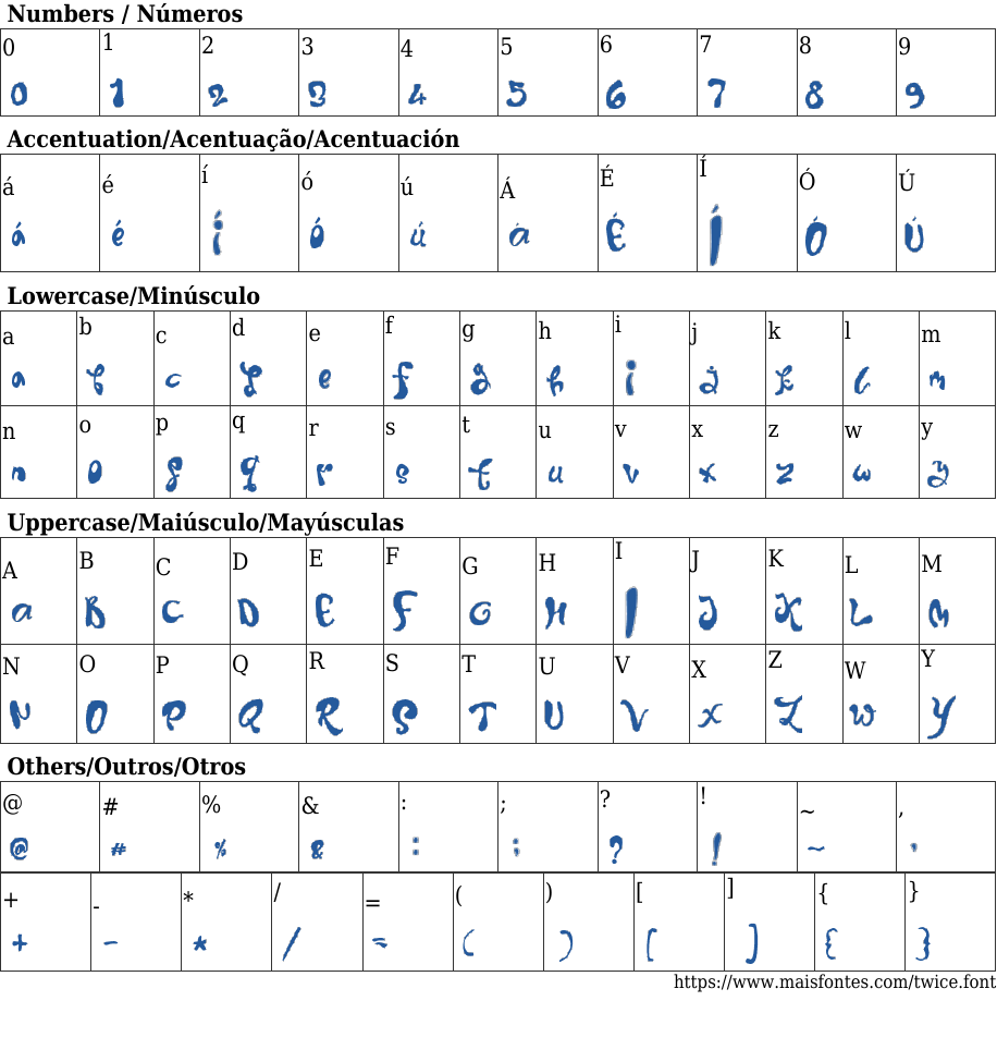 Twice: Free Font Download | MaisFontes