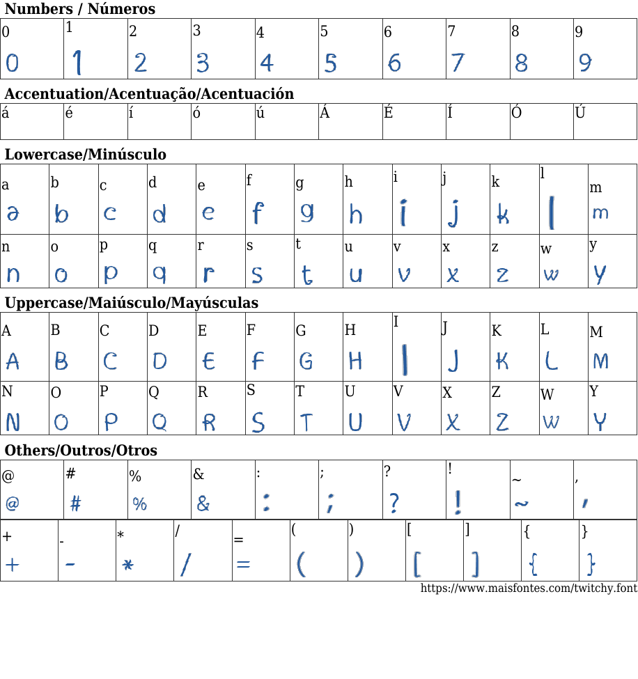 Twitchy: Free Font Download | MaisFontes