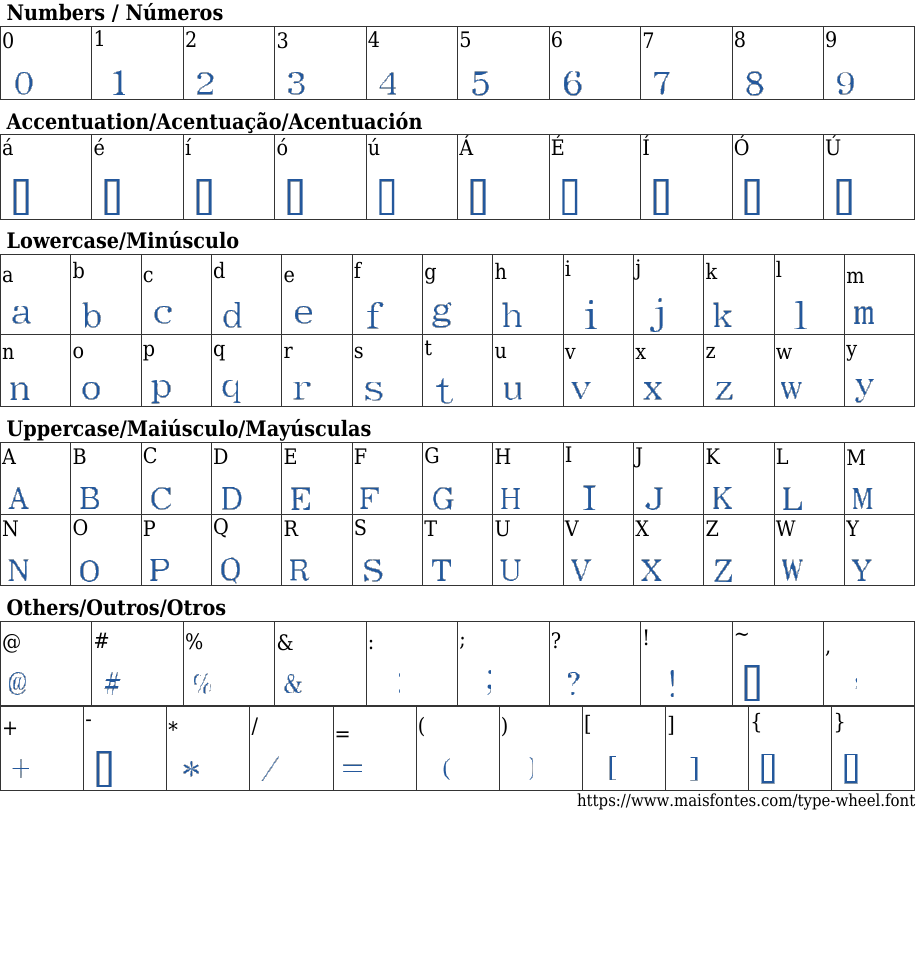 Type Wheel: Baixar Fonte Grátis | MaisFontes