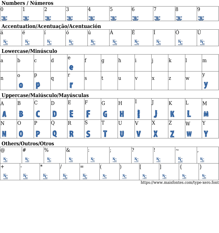 Type Xero: Baixar Fonte Grátis | MaisFontes