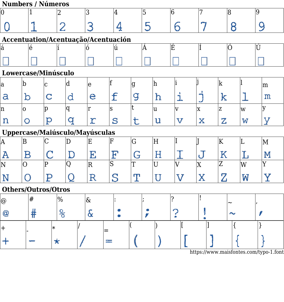 Typo Regular: Free Font Download | MaisFontes