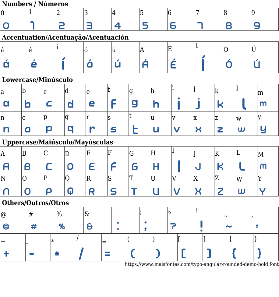 Typo Angular Rounded Bold: Baixar Fonte Grátis | MaisFontes