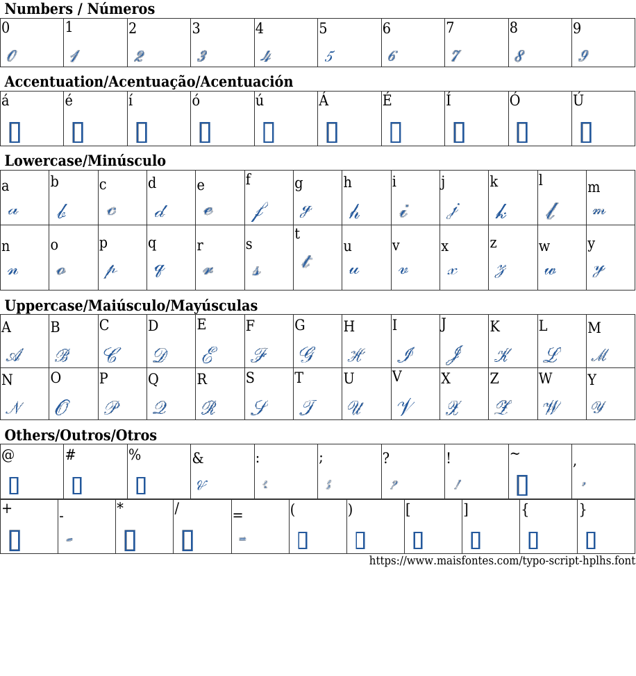 Typo Script HPLHS: Baixar Fonte Grátis | MaisFontes