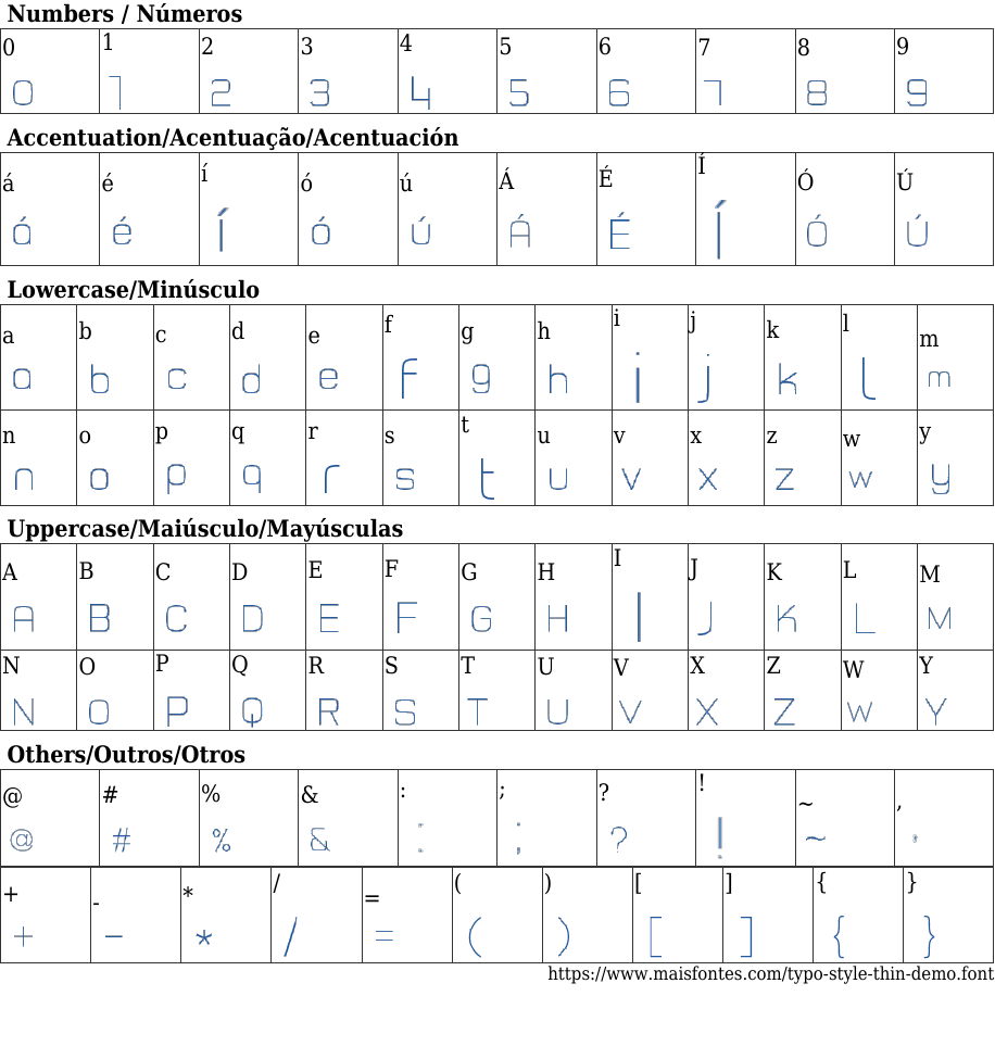 Typo Style Thin Font: Free Download | MaisFontes