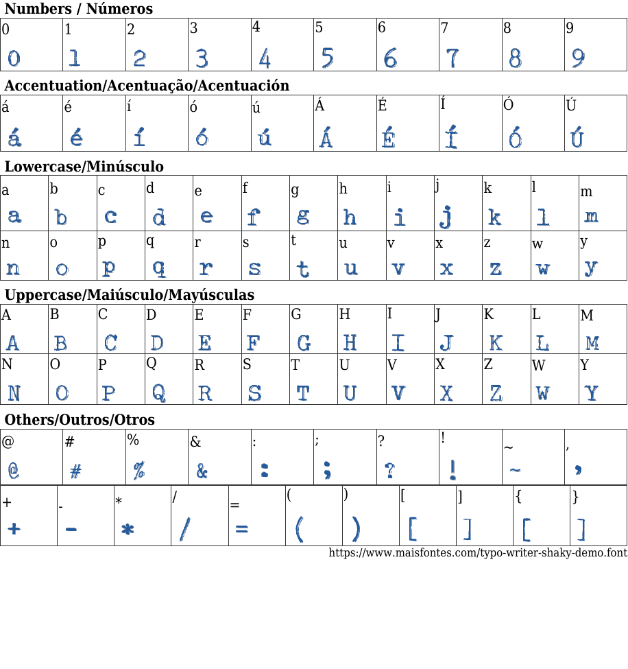 Typo Writer Shaky Font: Free Download | MaisFontes