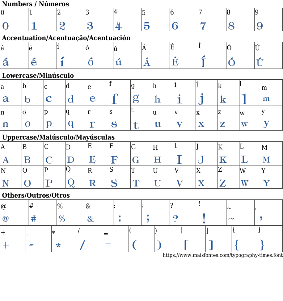 Typography times: Free Font Download | MaisFontes